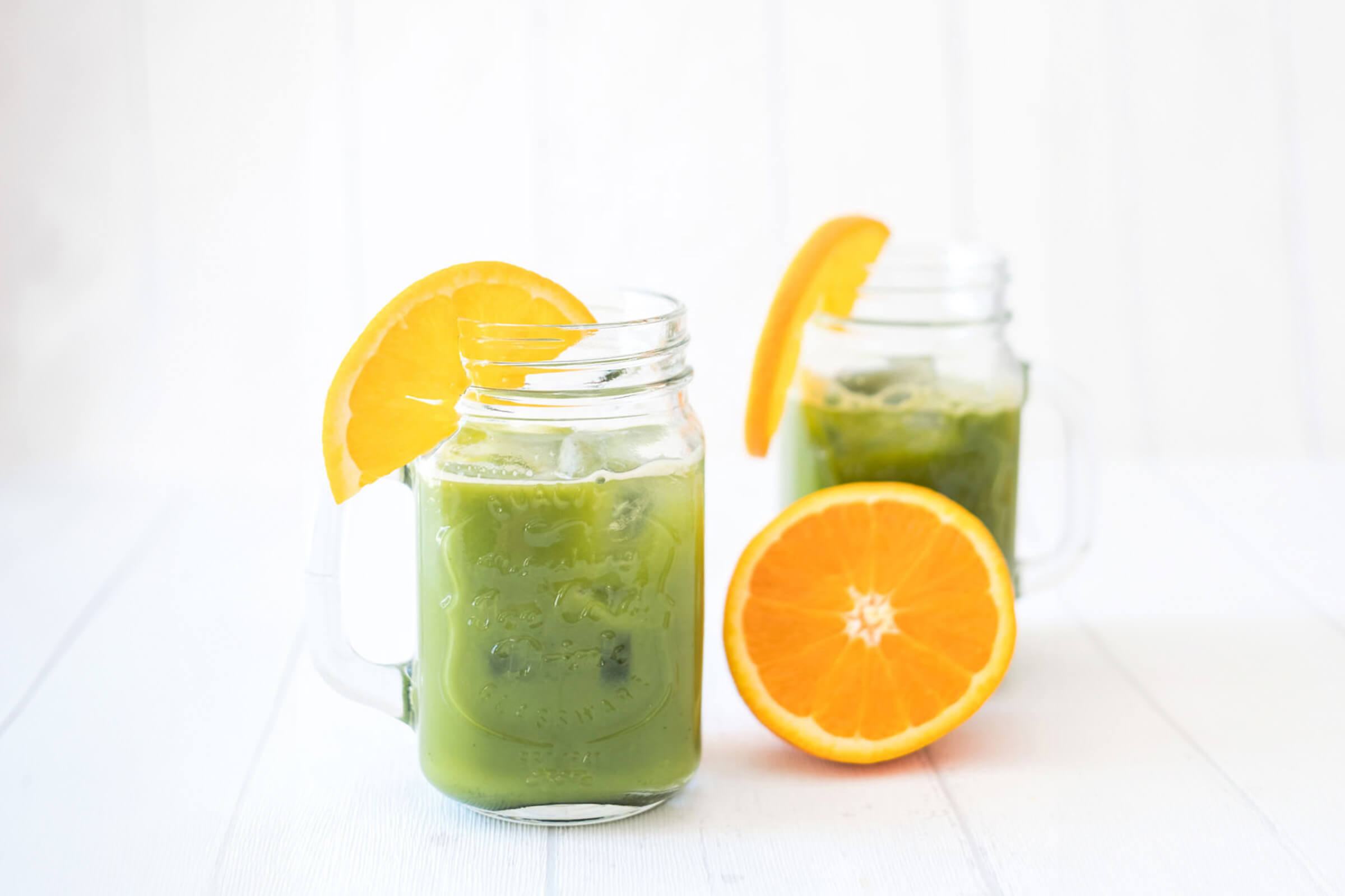 Matcha Orangensaft Rezept für heiße Sommertage | KISSA – KISSA Tea