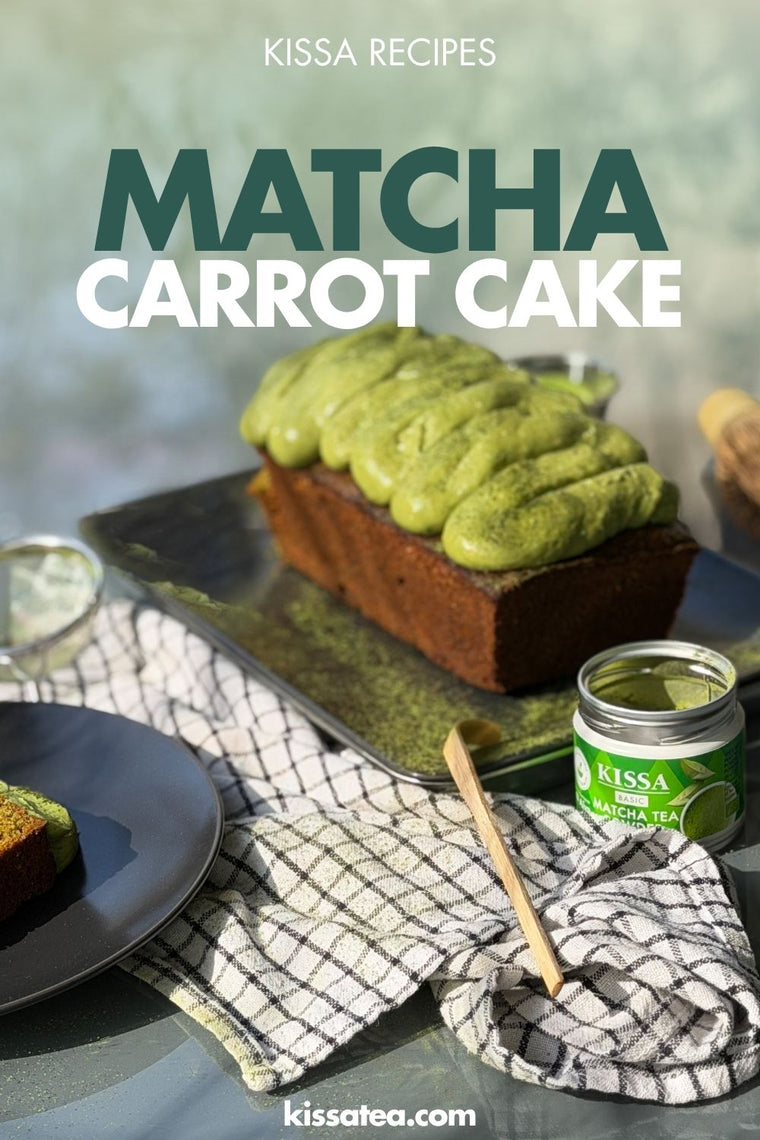 Matcha Carrot Cake Recipe Easter | KISSA TEA – KISSA Tea